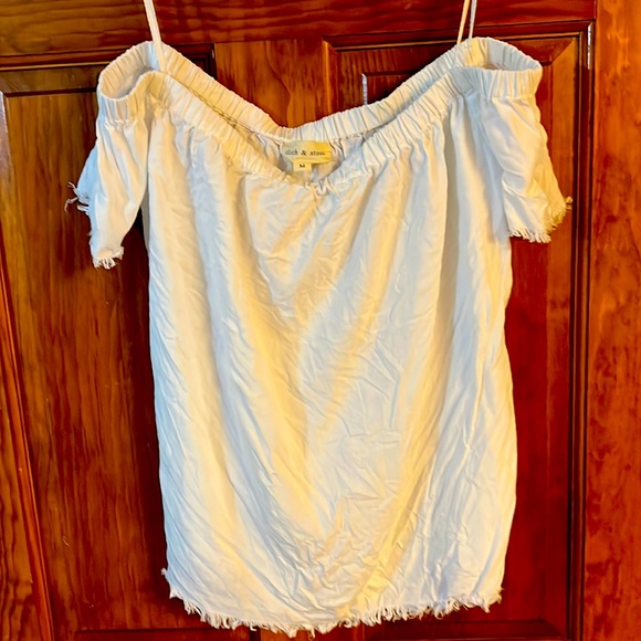 cloth & stone | Tops | New Cloth Stone Womens Fringe Blouse M 99 Unique ...